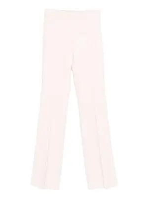 Max Mara High Waisted Tailored Trousers - Pink