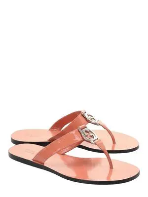 Gucci Gucci Logo Sandals Pink