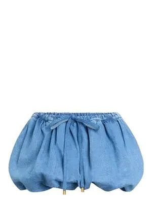 PATOU Patou Blend Mini Bloomer Skirt Heritage Blue Wash