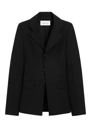Ami Single-breasted Blazer - Black