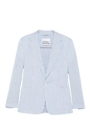 VIVIENNE WESTWOOD Striped Blazer - Blue