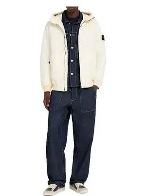 Stone Island Nylon Bomber Jacket - Black