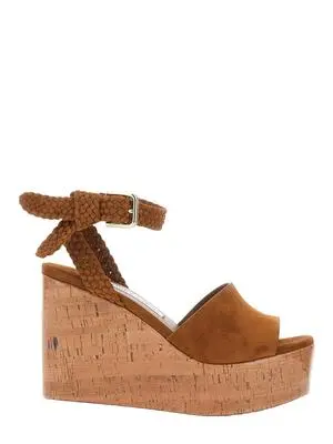 JIMMY CHOO Jori 100 Platform Sandals - Brown