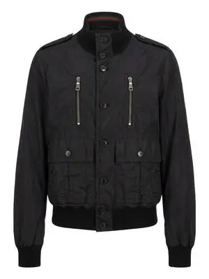 Gucci Buttoned Casual Jacket - Black