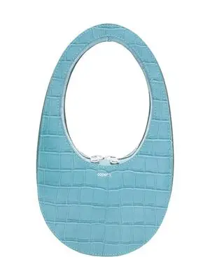 Coperni Coperni Embossed Mini Swipe Bag Blu