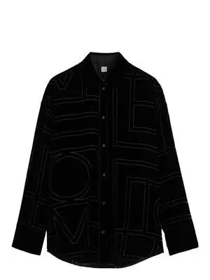 TOTEME Totême Oversized Devoré Shirt No