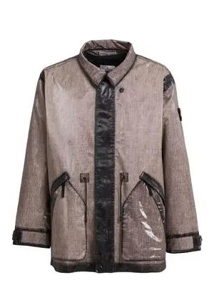 Stone Island Short Ripstop Parka - Nude