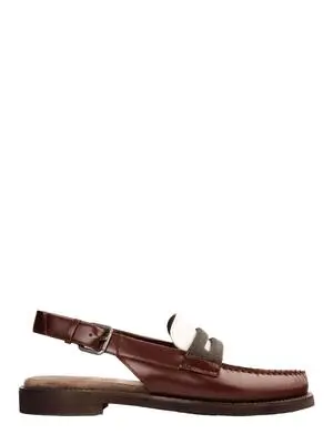 Brunello Cucinelli Slingback Loafers - Multi-color
