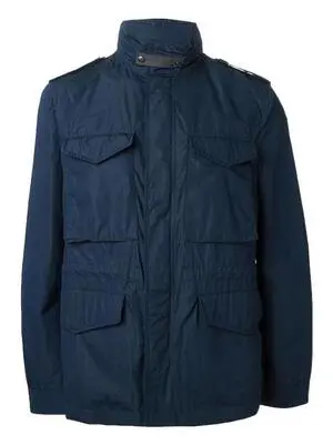 Burberry High-necked Casual Jacket - Blue