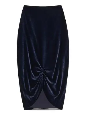 Valentino Garavani Valentino Velvet Skirt Black