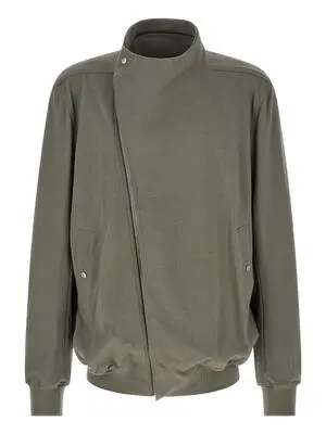 Rick Owens Zip Hollywood Flight Jacket - Gray