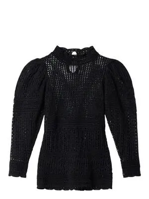 Isabel Marant Étoile Dahara Openwork Jumper - Black