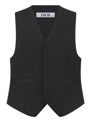 Dior Sleeveless Suit Vest - Black