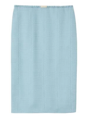 Gucci Interlocking G Jacquard Skirt - Light Blue