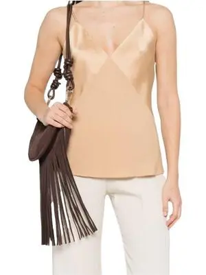 FORTE_FORTE V-neck Camisole - Nude