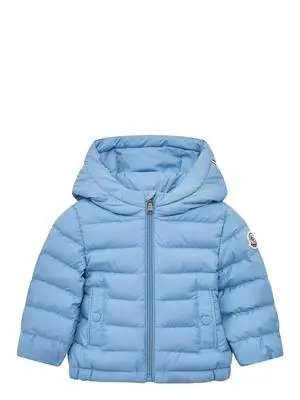 Moncler Zip-up Hooded Puffer Jacket - Blue