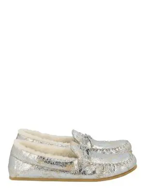 Gucci Double G Plaque Driver Loafers - White