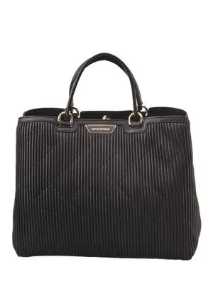 Emporio Armani Quilted Logo Handbag - Black