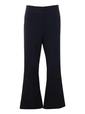 COURREGES Heritage Cropped Bootcut Pants - Black