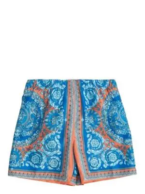 Versace Printed Swim Shorts - Blue