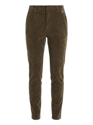 Gucci Stretch Velvet Leggings - Brown