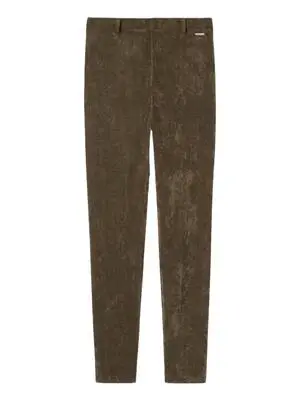 Gucci Stretch Velvet Leggings - Brown