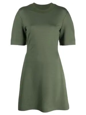 ALEXANDER MCQUEEN Alexander McQueen Logo Print Mini Dress