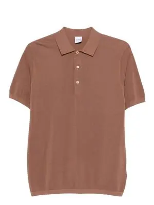 Aspesi Button Polo Shirt - Brown