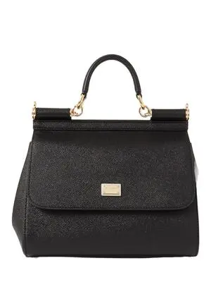 Dolce & Gabbana Sicily Medium Shoulder Bag - Black