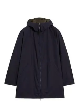 Aspesi Reversible Hooded Zip-up Jacket - Black