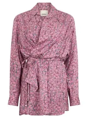 Isabel Marant Étoile Harmony Floral Mini Dress - Pink