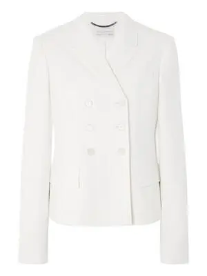 Stella McCartney Double-breasted Wool Blazer - White