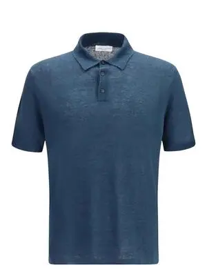 ROBERTO COLLINA Short-sleeve Polo Shirt - Blue