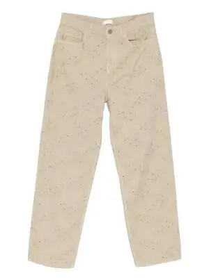 Liu Jo Floral Print Trousers - Nude