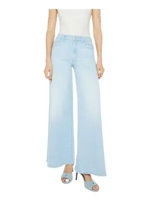 MOTHER The Swisher Sneak Jeans - Blue