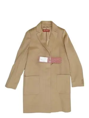 Max Mara Single-breasted Mid-length Coat - Nude