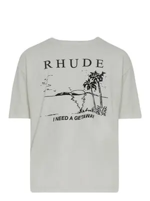 Rhude I Need A Getaway T-shirt - Gray