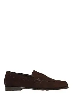 DOUCAL'S Classic Penny Loafers - Black