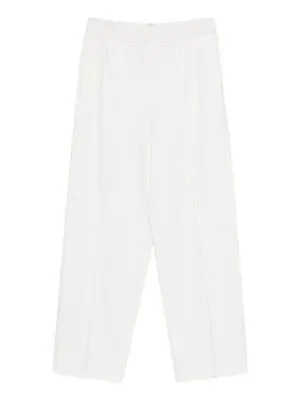 Fabiana Filippi Embellished Straight-leg Trousers - White