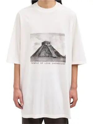 Rick Owens Ss T-shirt - Latte