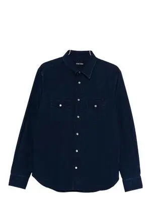 TOM FORD Western Denim Shirt - Black