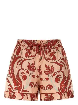 F.R.S FOR RESTLESS SLEEPERS Printed Drawstring Shorts - Nude