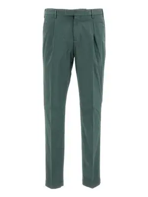 PT TORINO Pleated Trousers - Green