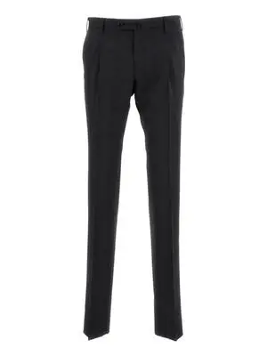 PT TORINO Front Pleats Tailored Trousers - Grey