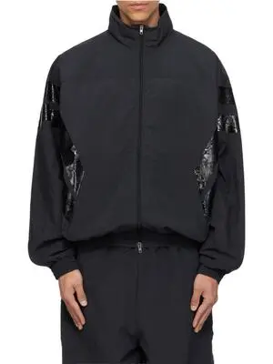 Vetements Patchwork Detail Track Jacket - Black/black