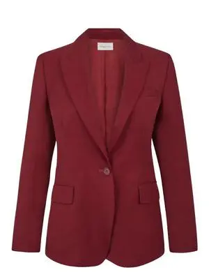 P.a.r.o.s.h Single-breasted Peak-lapel Blazer - Red