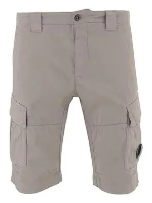 C.P. COMPANY Lens Detailed Cargo Shorts - Gray