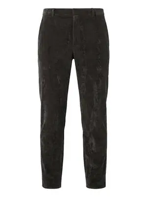 Gucci Stretch Velvet Leggings - Grey