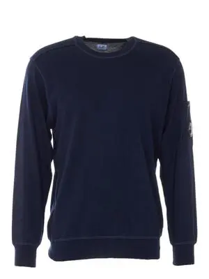C.P. COMPANY Lens Pocket Knitted Sweater - Black