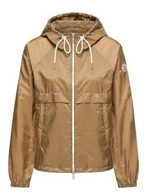 MONCLER Coquelicot Zip-Up Hooded Jacket